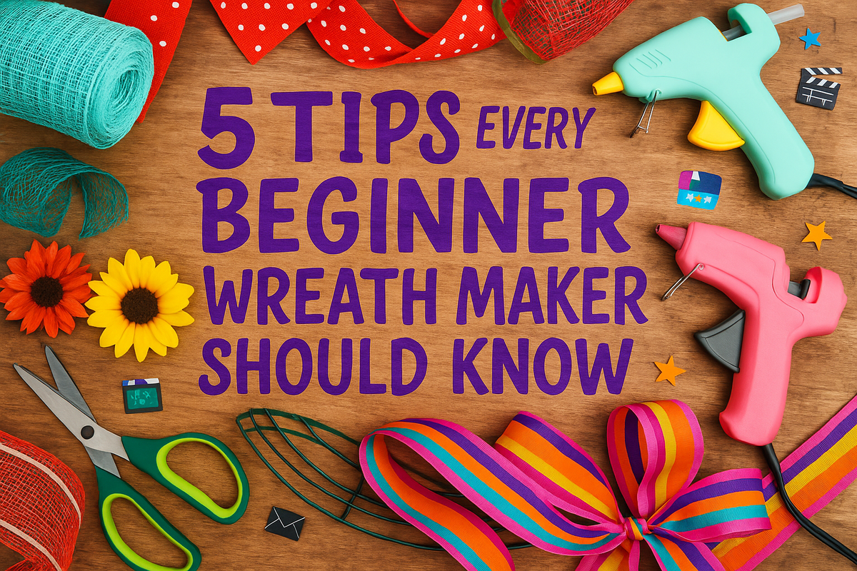5 Tips Every Beginner Wreath Maker Should Know – Karols Krafts & Signs